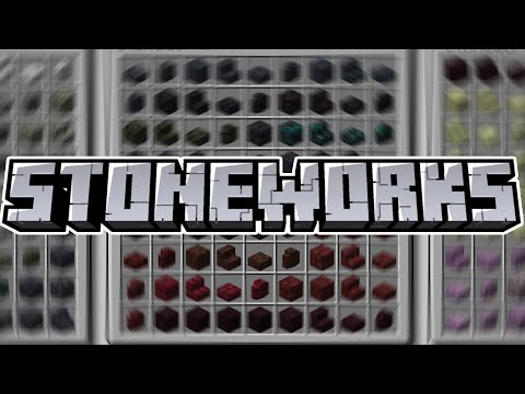 Stoneworks Mod: New Decorative Stone Blocks in Minecraft!