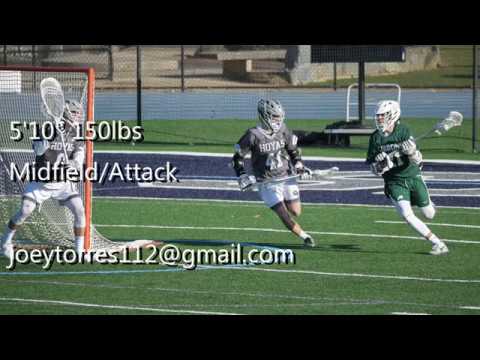 Joey Torres Junior Year Lacrosse Highlights 2019