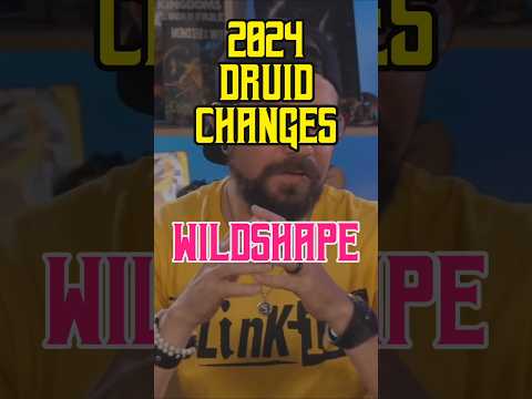 2024 Druid Changes: Wildshape