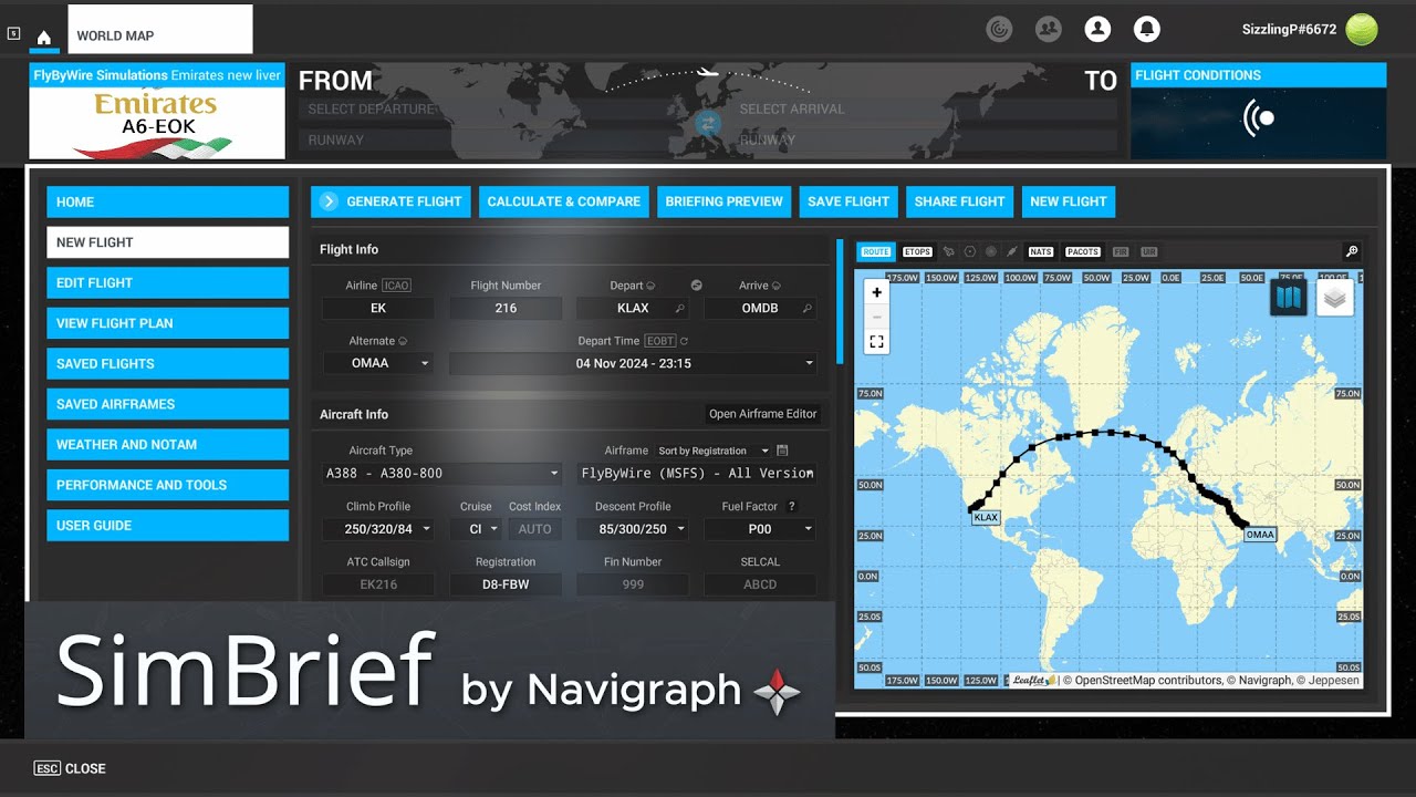 SimBrief Dispatch for MSFS - Videos & Streams - Microsoft Flight ...