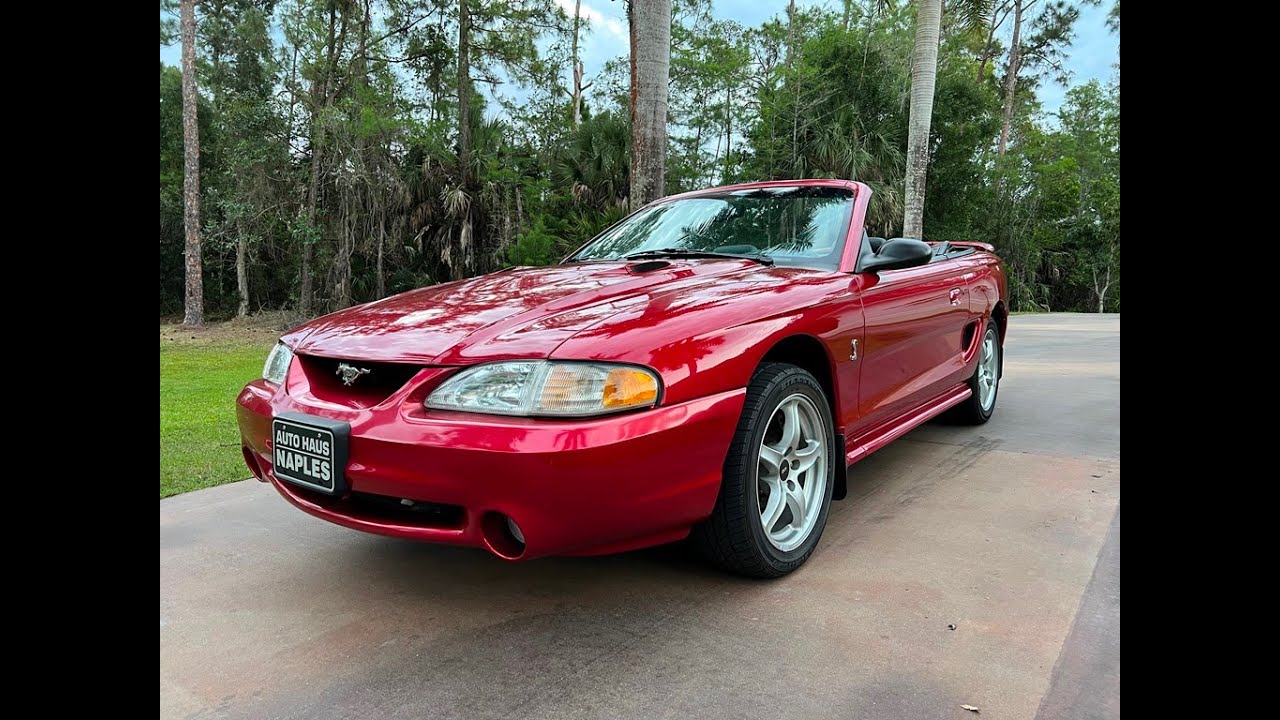 This 1998 Mustang Cobra was a Muscle Car From Ford That Was Never Meant To Be