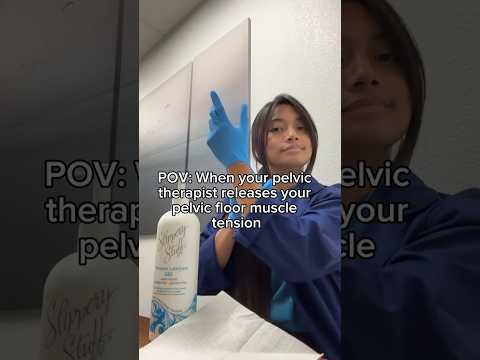 POV: When your pelvic therapist releases your pelvic floor muscle tension #pelvicpain #pelvichealth