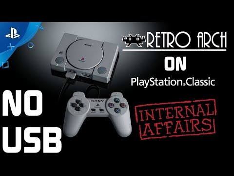 Internal RetroArch Mod on Playstation Classic