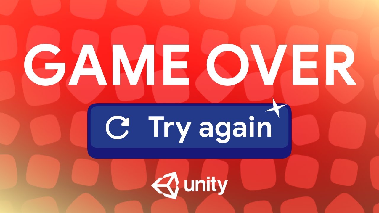 Create great GAME OVER screen in Unity UI - Unity tutorial