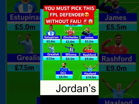 β οΈYOU MUST PICK THIS FPL DEFENDER WITHOUT FAILπ±π¨π΅ #fpl #football #fpltips #epl #soccer #fantasy
