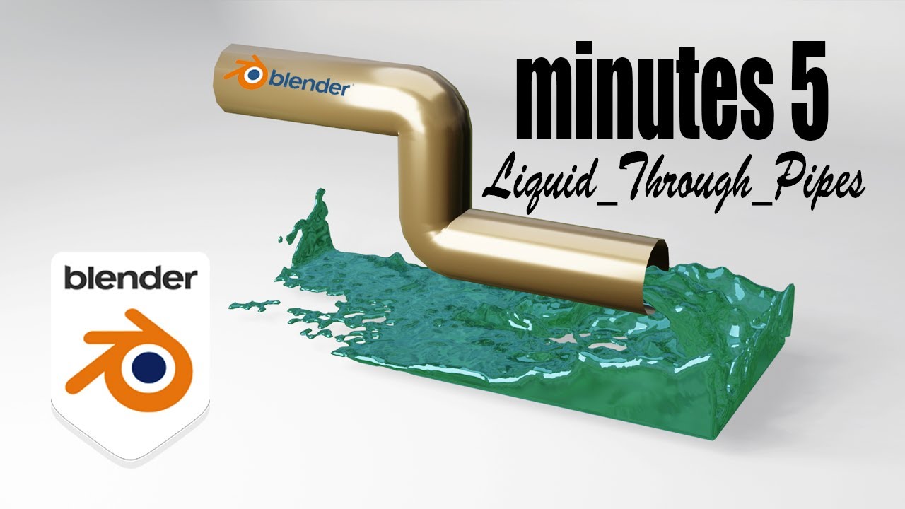 Blender Water Pipe Simulation