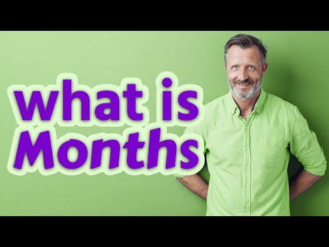 Months | Meaning of months 📖 📖