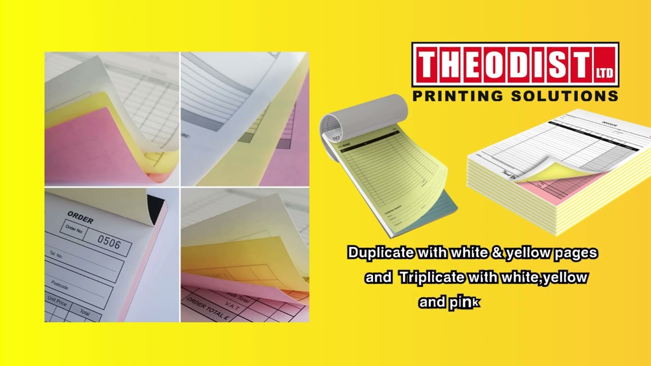 Custom Carbonless Order Books – Designed for Your Business!