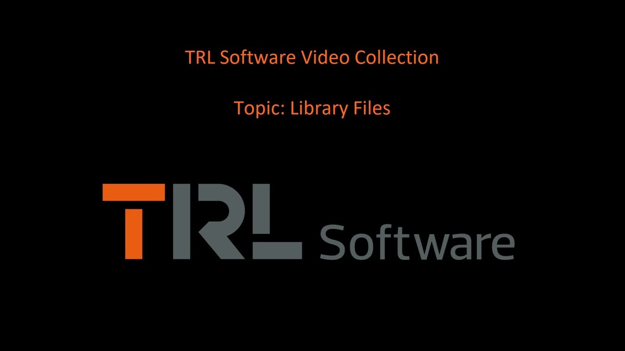TRANSYT 16   Library Files