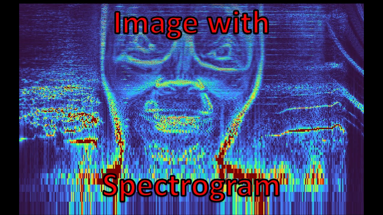Displaying an Image using a Spectrogram in Python