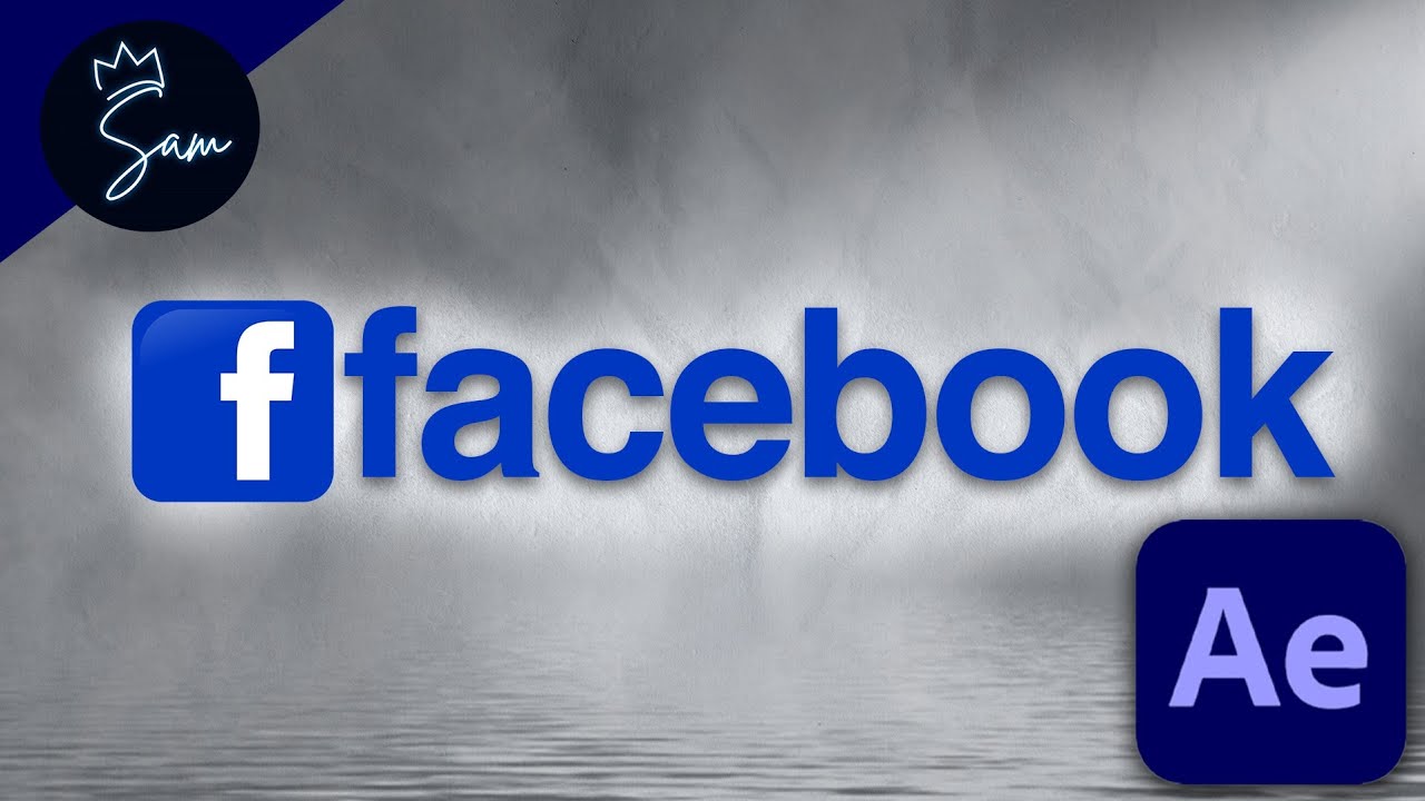 Facebook logo animation After Effects // No plugin - Super Easy