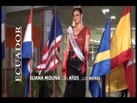 REINA HISPANOAMERICANA // Presentación de las candidatas - Reinas de Belleza Int ...