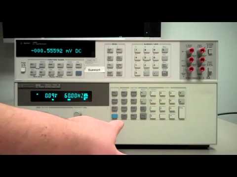 How to Set and Enable the DC Offset on an Agilent AC Source
