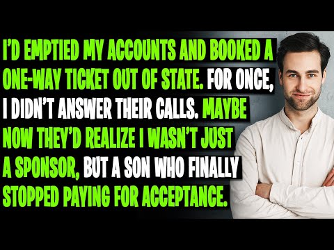 I’d emptied my accounts and booked a oneway ticket out of state. For once I didnt answer their calls