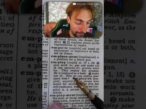ЧТЕНИЕ на Английском-EMPLOY-разбор значения -изучение Core Vocabulary-Английский для начинающих