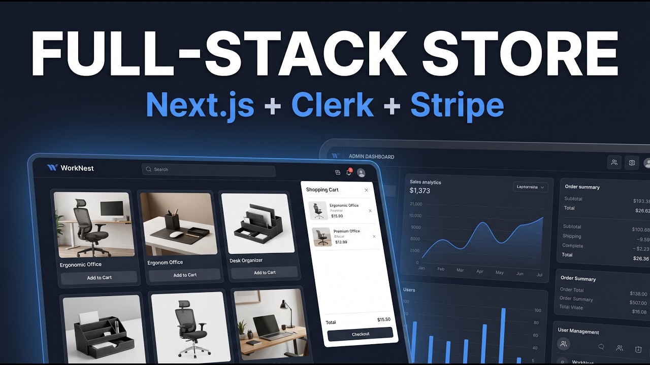 WorkNest Demo | Full-Stack Next.js E-Commerce Store with Clerk and Stripe