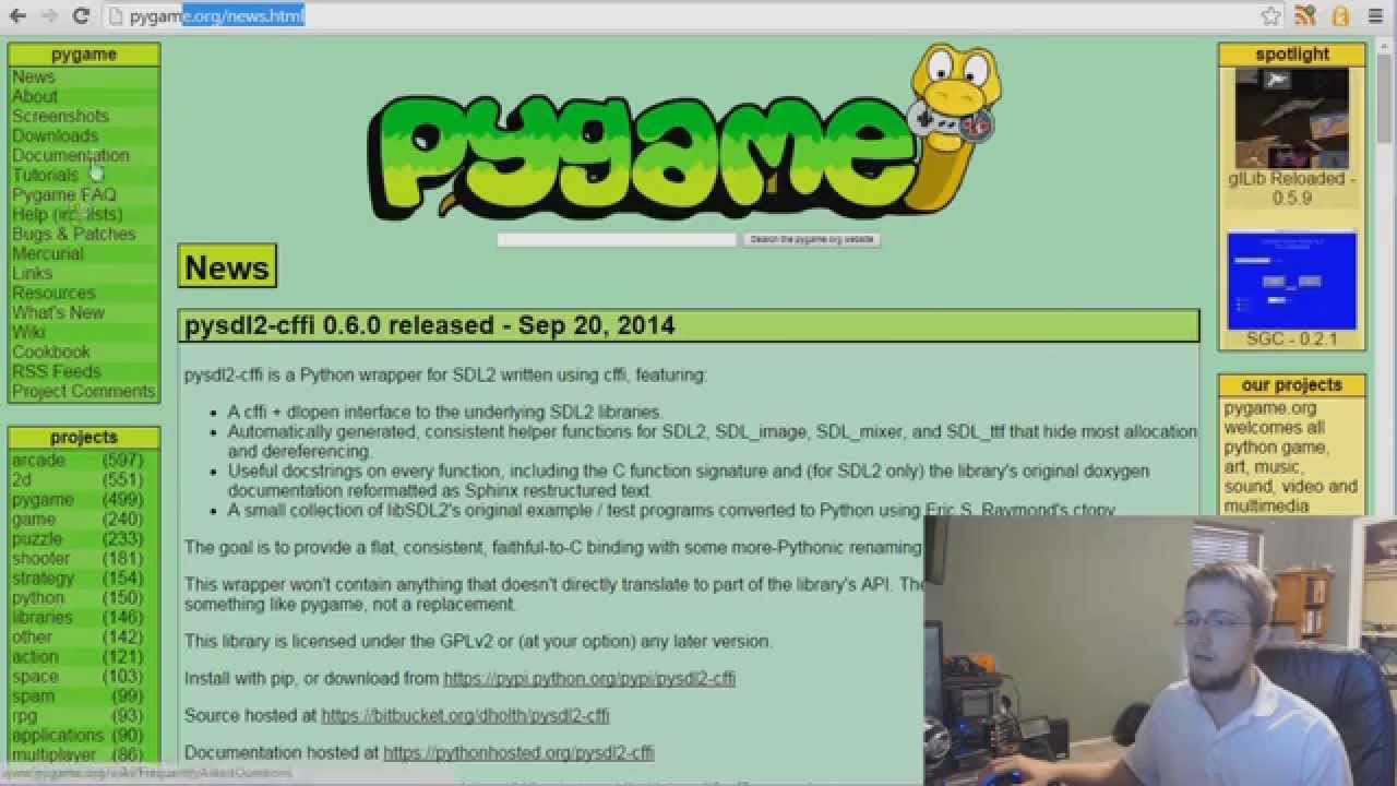 Pygame (Python Game Development) Tutorial - 1 - Introduction