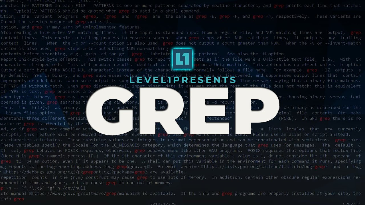 099 | GREP
