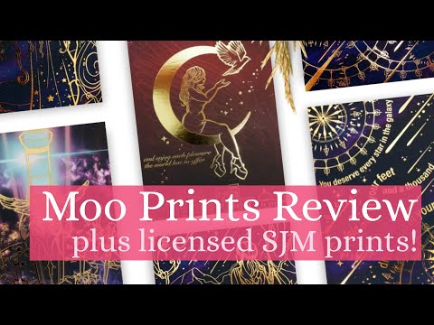 Review of Moo Business Cards & Postcards (Officially Licensed Sarah J Maas Prints!)