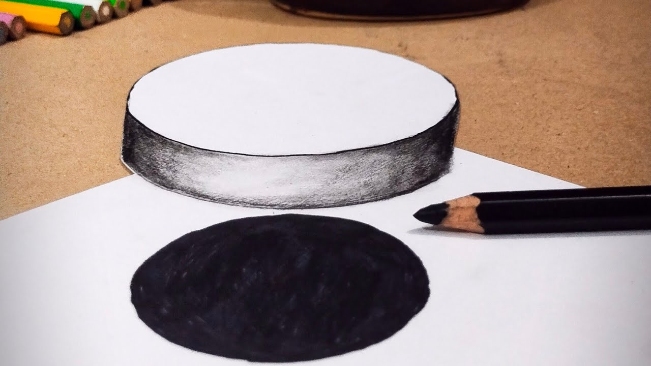 How to draw 3D circle Short👍👍❤️❤️