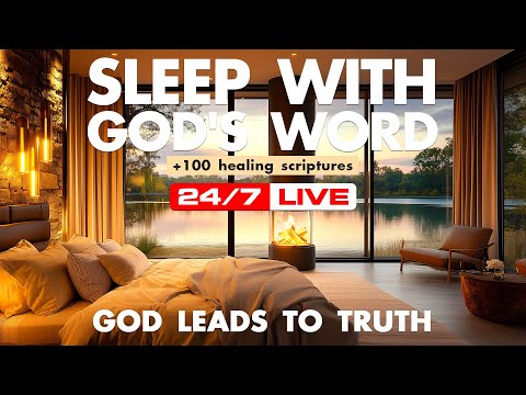 Protection scriptures gently hold your heart. Bible verses for sleeping. Deep sleep Scripture helps.
