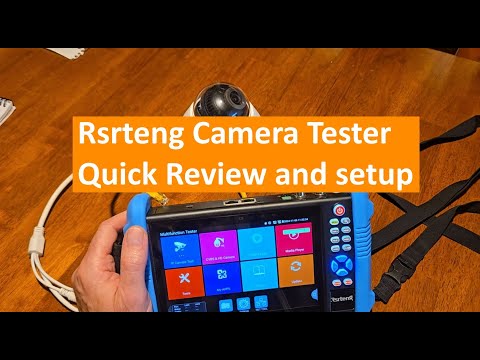 Rsrteng Camera Tester Quick Review and Setup