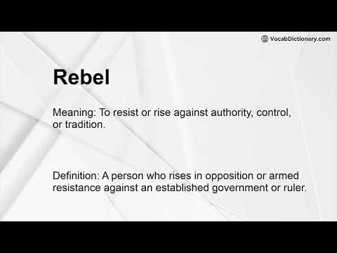 Rebel Meaning