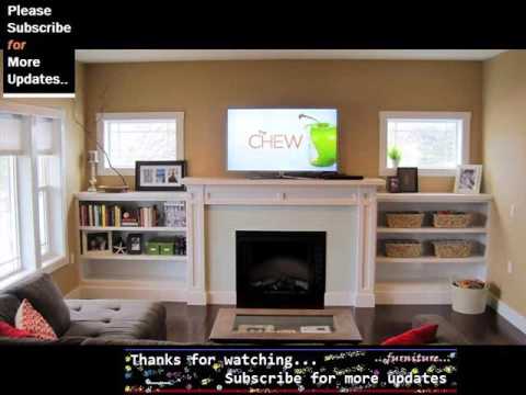 Shelving Around Fireplace