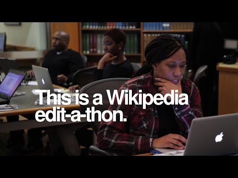 #BlackLifeMatters Wikipedia Edit a thon in Harlem, New York City (Music by Andy R. Jordan)