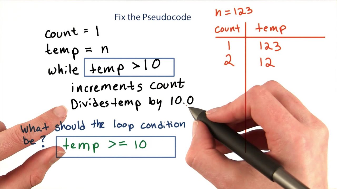 Fix The Pseudocode - Intro to Java Programming