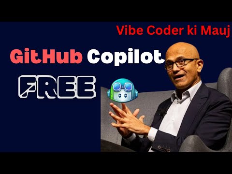 Microsoft just made GitHub Copilot free😯 and open source | Vibe Coding