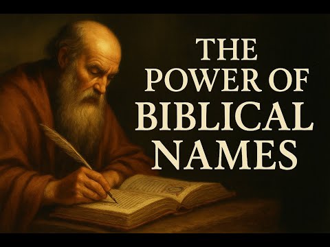 Why Biblical Names Actually Tell the Whole Story (You Never Noticed This)