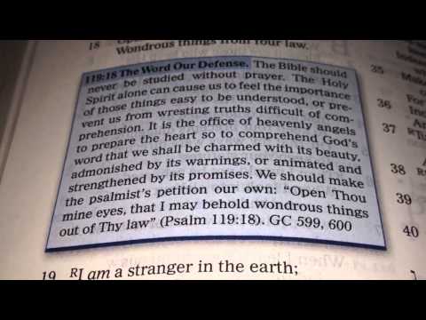 Psalm 119:18 Wondrous Things from Your Law