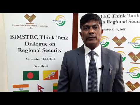 Mr SM Sahai, Additional Secretary (NSCS) on BIMSTEC Think Tank Dialogue on Regional Security