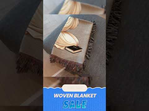 Praying Hands African American Woman in Prayer Woven Blankets