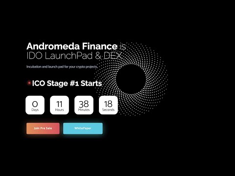 Andromeda-Incubation and launch pad for your crypto projects.