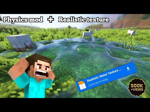 MINECRAFT Realistic water ๐ณ physics mod download ๐media fire link | Minecraft mods download for mcpe