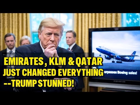 Emirates, KLM & Qantas STUN the World — Trump Caught Off Guard by a Shocking Announcement! Tariffs
