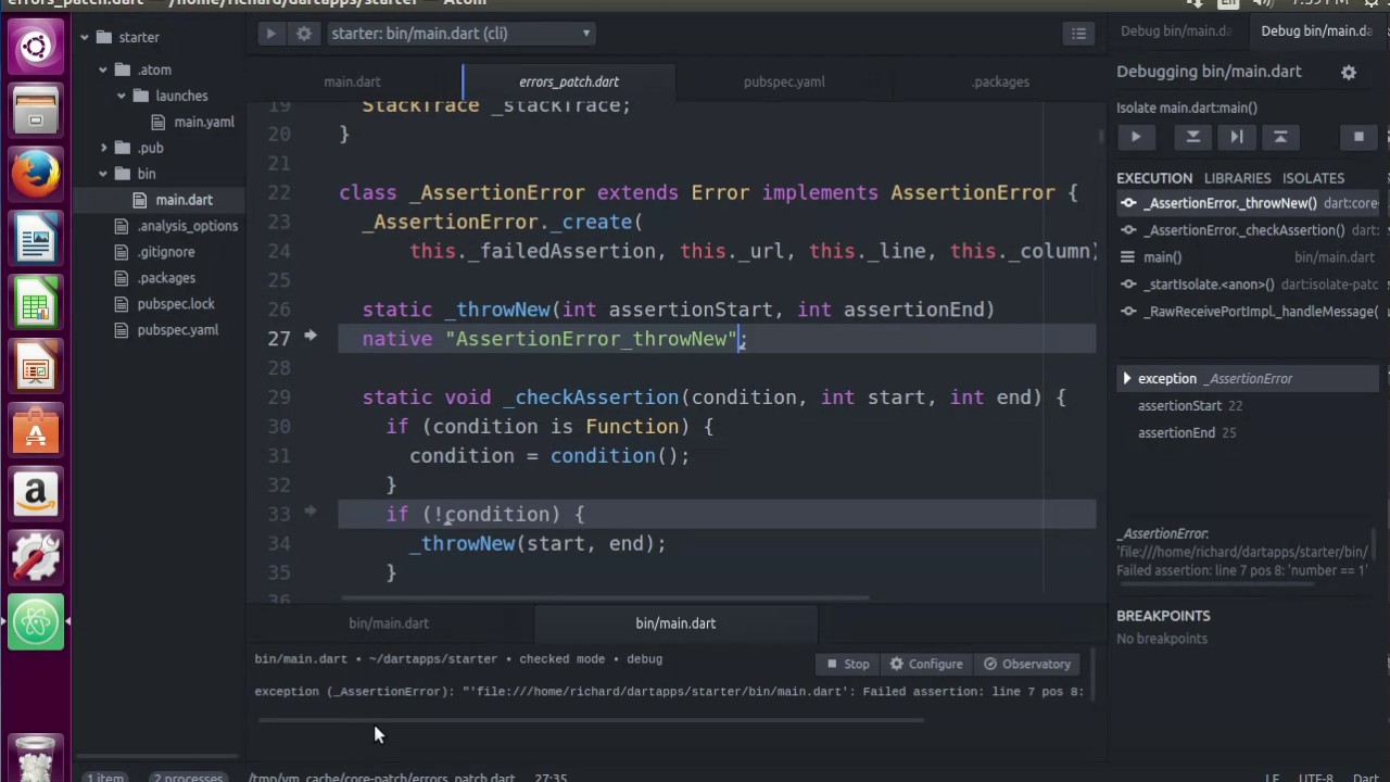 Dart Computer Programming for Intermediates:  Tests 01 Assert