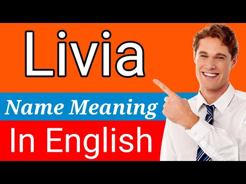 Livia Name Meaning In English | Meaning Of Name Livia | What Does The Name Livia Mean | Christian Na