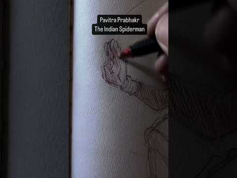 My name is Pavitra Prabhakar (The Indian Spiderman) #spidermanintothespiderverse #artist #fyp #insta