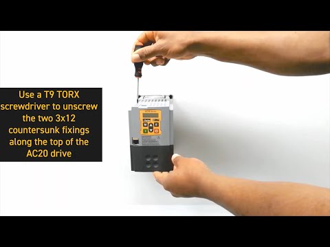 How to Mount Communication Boards With the AC20 Drives, Frames 2 to 5 | Parker Hannifin
