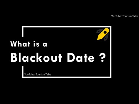 Blackout Date | UGC Net Tourism | UGC NET Tourism Administration and Management | Tourism Talks
