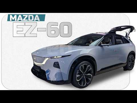 Mazda EZ-60 (CX-6e):A Stunning EV SUV With 26,000+ Preorders!–with BEV & EREV Power &Futuristic Tech