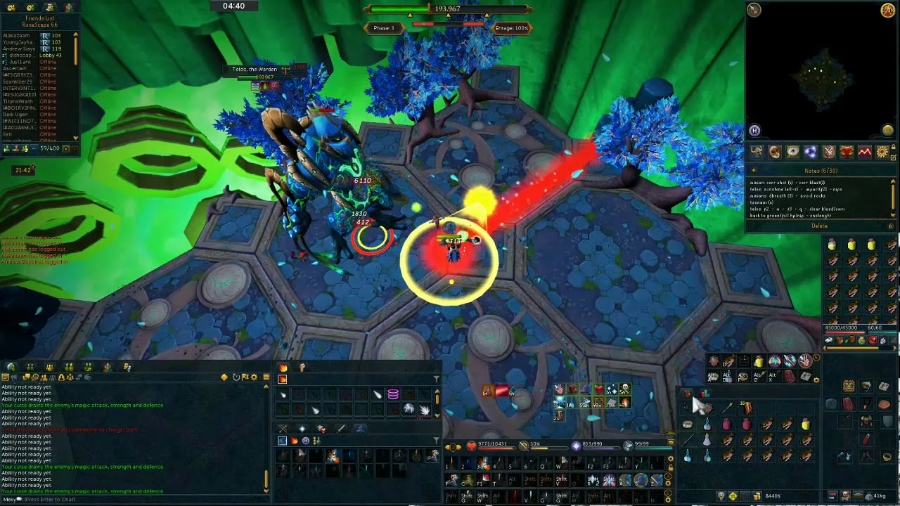 First %100 enrage telos kill