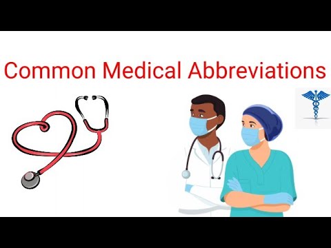 Common medical abbreviations|common medical terms|common medical words #medicine #medicalterminology