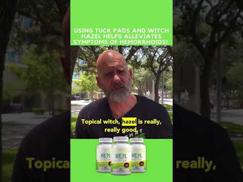 Use Tuck Pads And Witch Hazel Alleviates Hemorrhoid Symptoms!