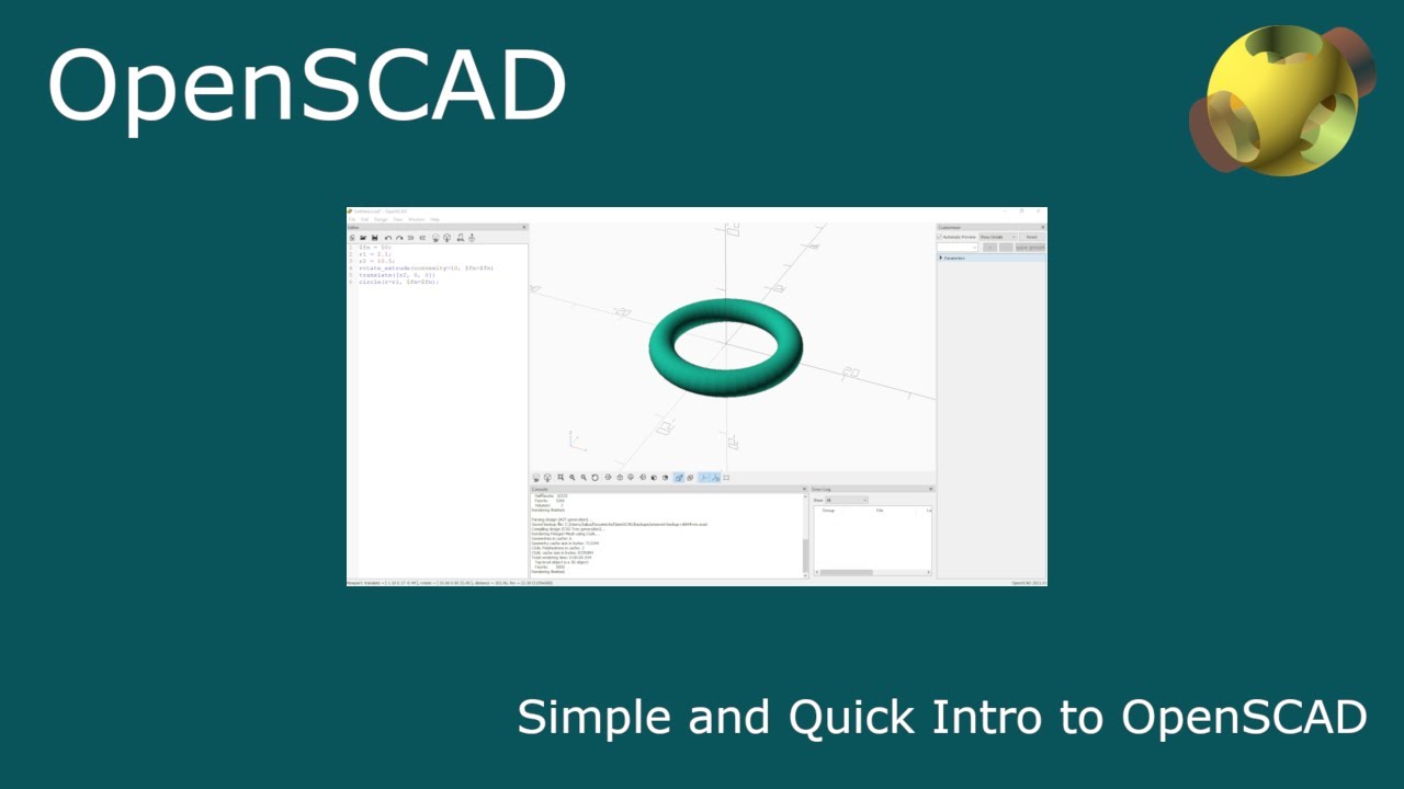 OpenSCAD basics -Really basic