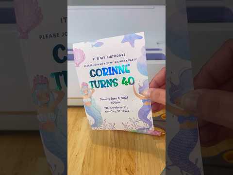 How to add foil to cardstock invites and cards with cricut #cricut #cricuttutorials #cardfoiling