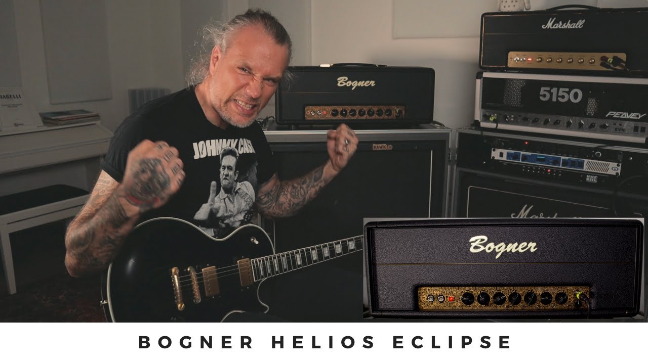 BOGNER HELIOS ECLIPSE - British style grandeur from clean to JCM800 muscle and beyond.